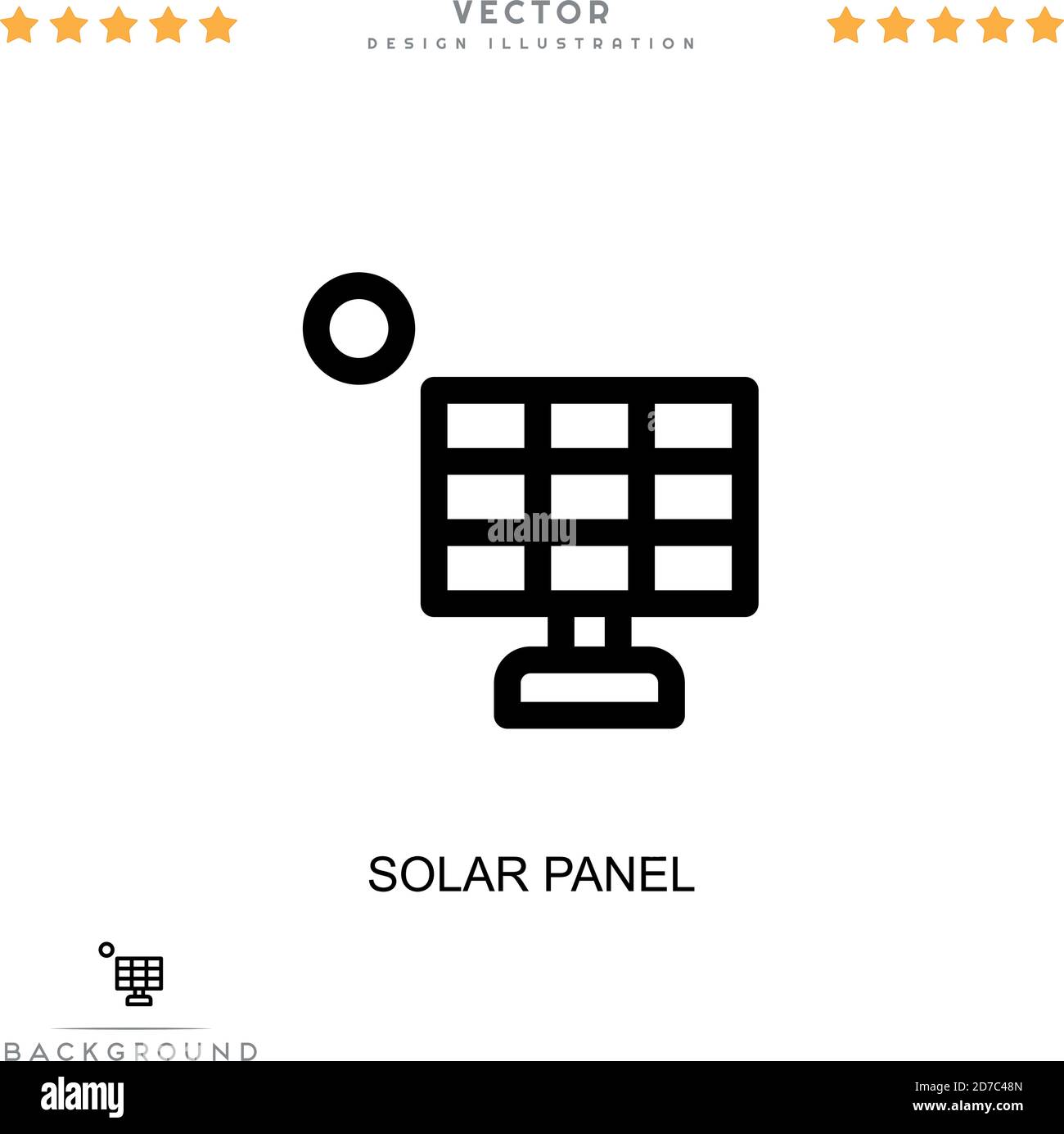 Solar panel icon. Simple element from digital disruption collection ...