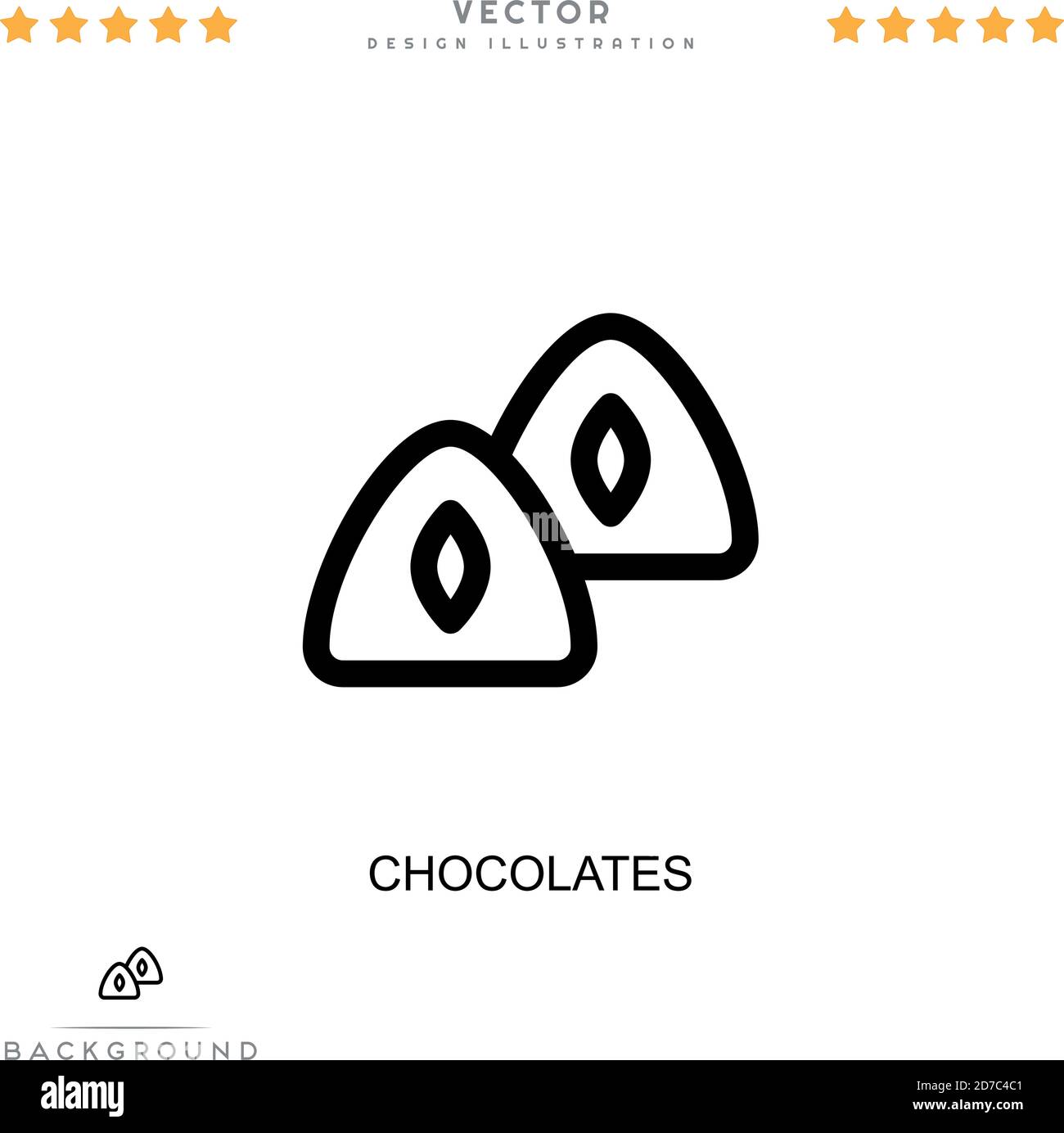 Chocolates icon. Simple element from digital disruption collection ...