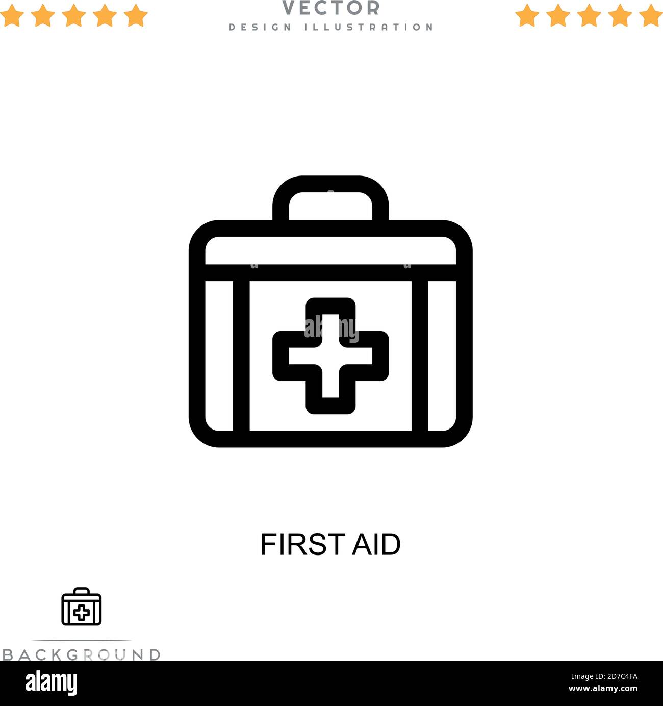 First aid icon. Simple element from digital disruption collection. Line ...