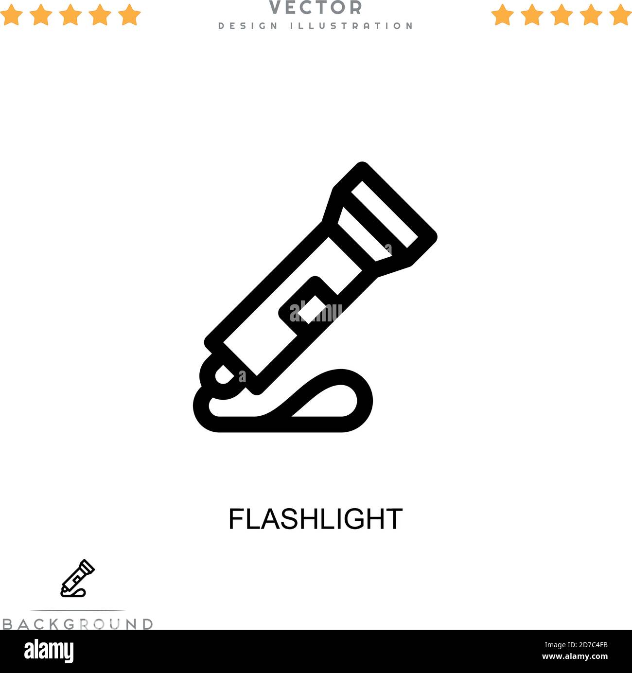 Flashlight icon. Simple element from digital disruption collection ...