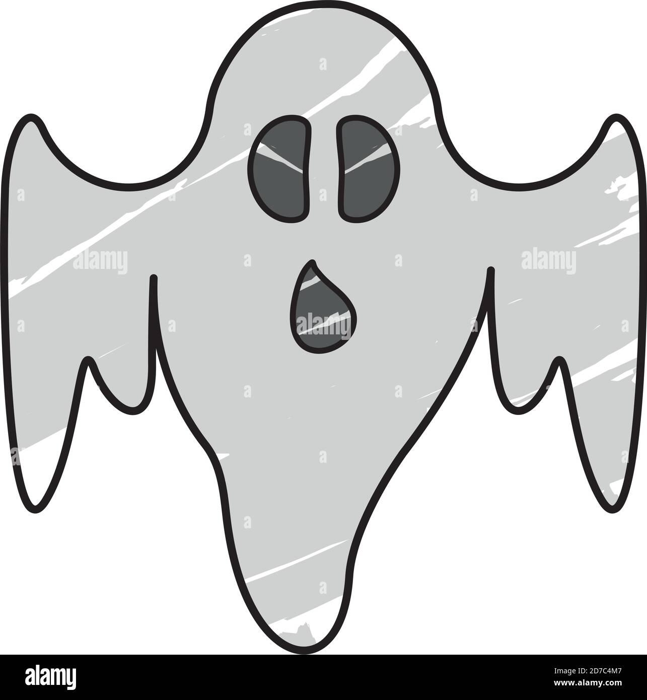 Isolated ghost cartoon. Halloween season cartoon - Vector Stock Vector ...