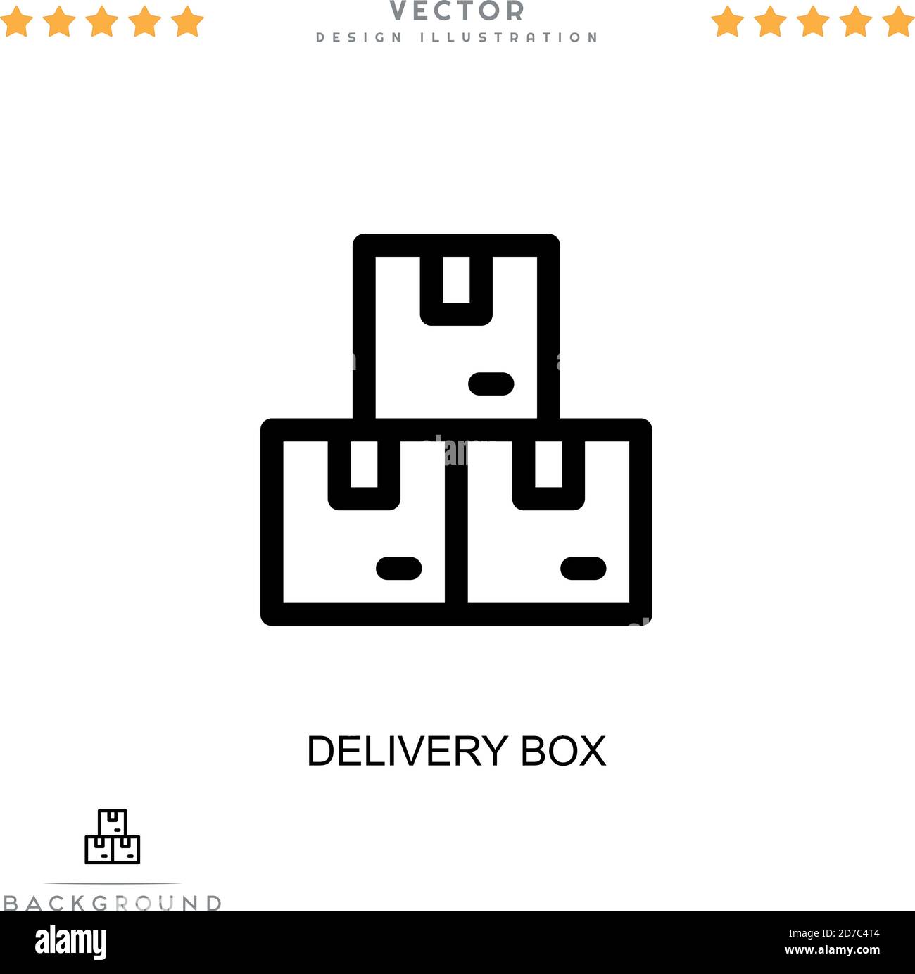Delivery box icon. Simple element from digital disruption collection ...