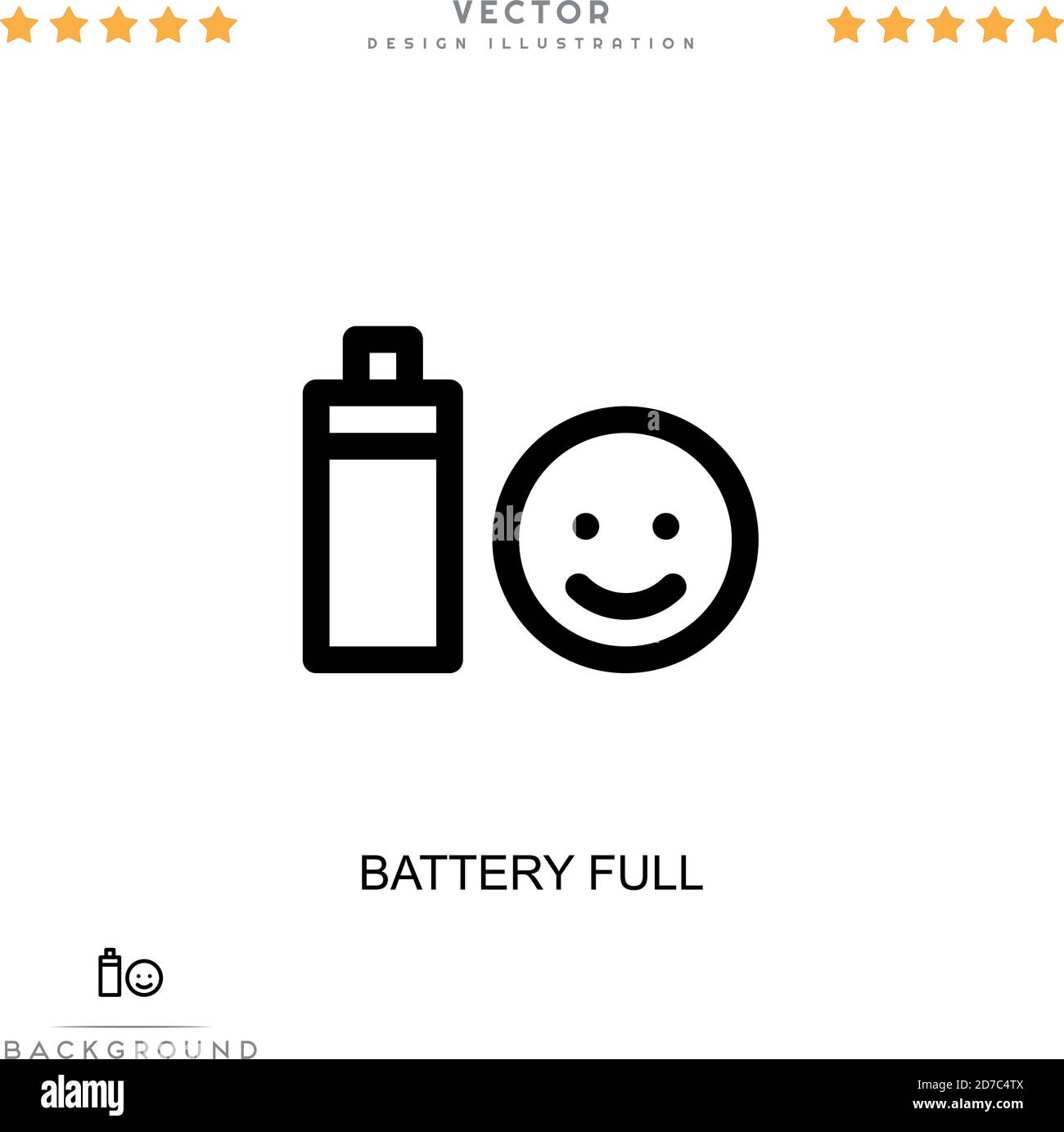 Battery full icon. Simple element from digital disruption collection ...