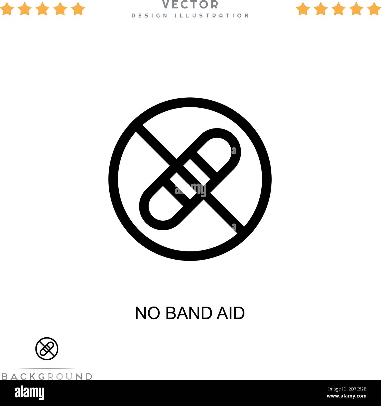 No band aid icon. Simple element from digital disruption collection ...