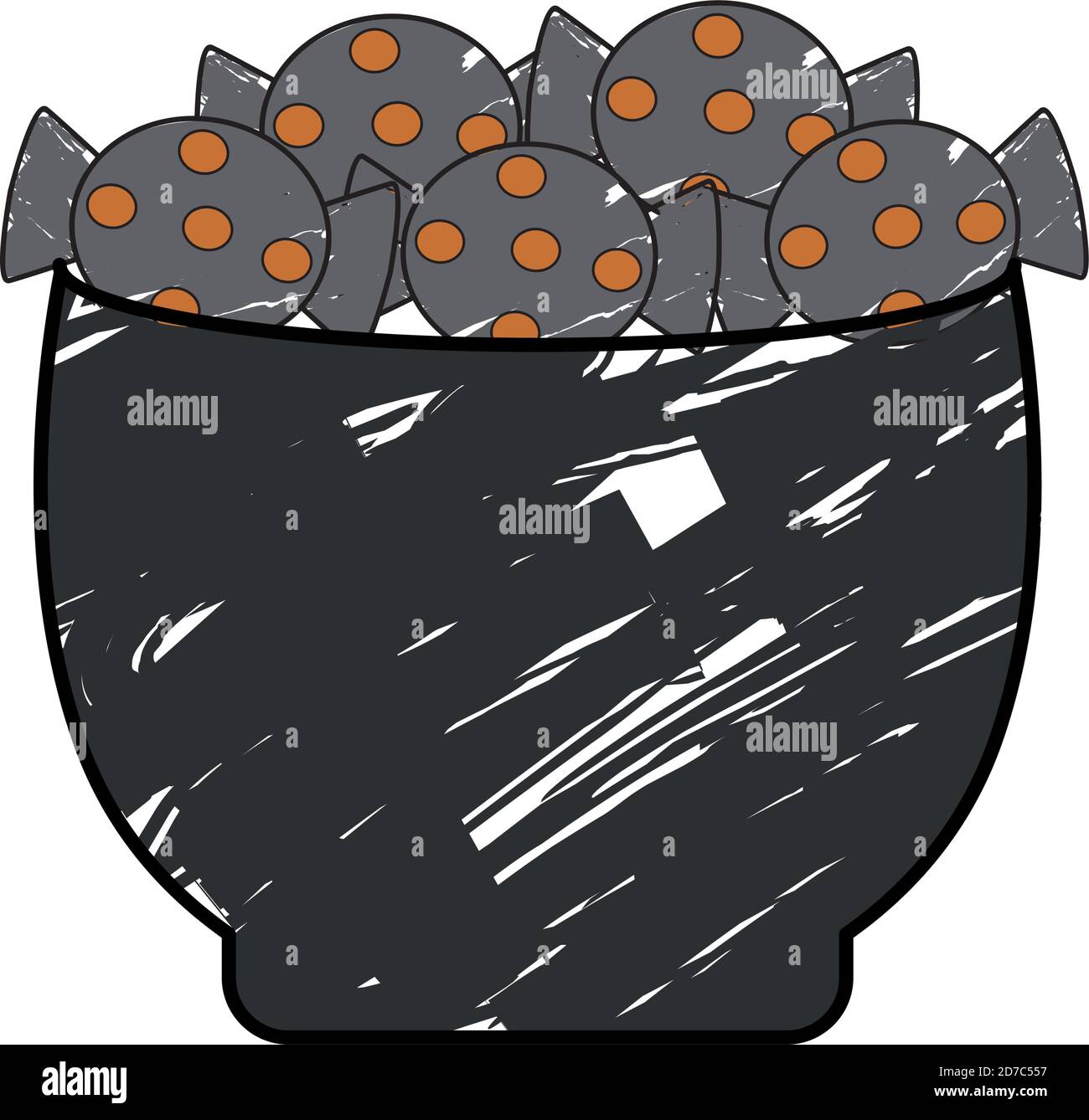 Candy pot Stock Vector Images - Alamy