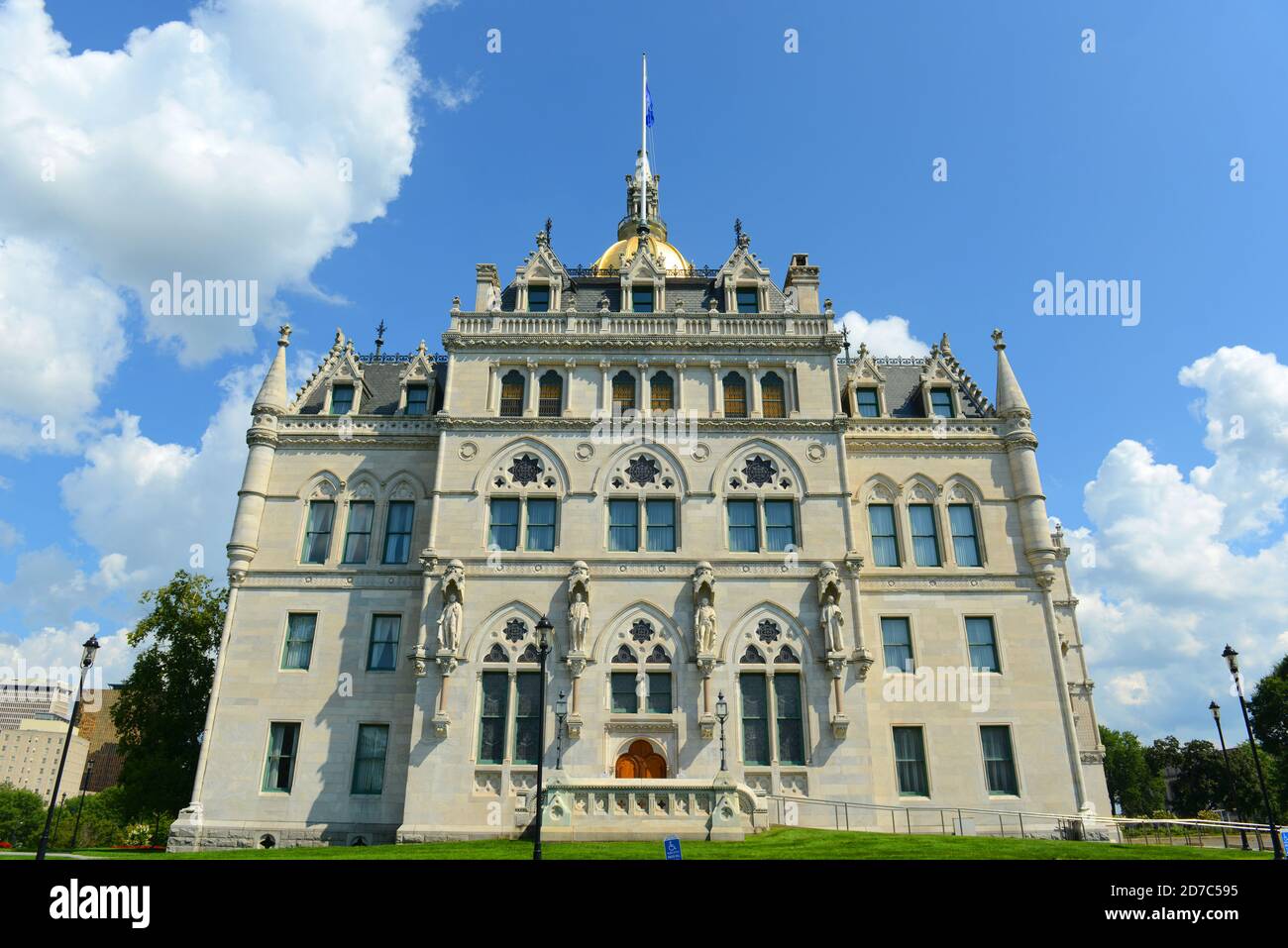 Connecticut State Capitol, Hartford, Connecticut, USA. This building ...