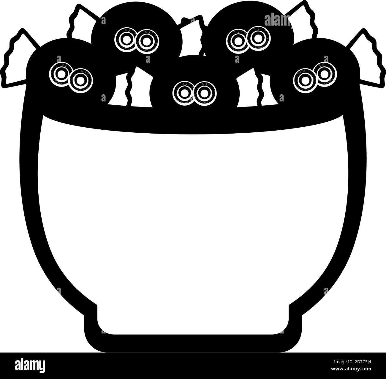 Candy pot Stock Vector Images - Alamy