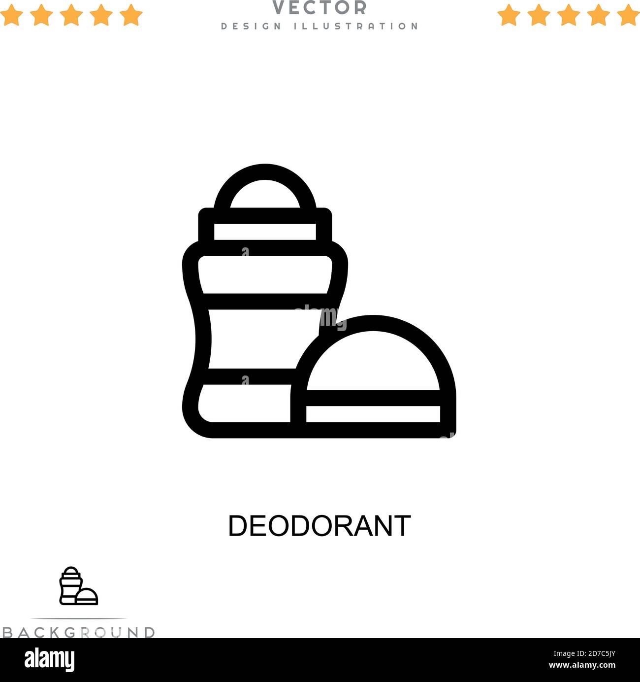 Deodorant icon. Simple element from digital disruption collection. Line ...