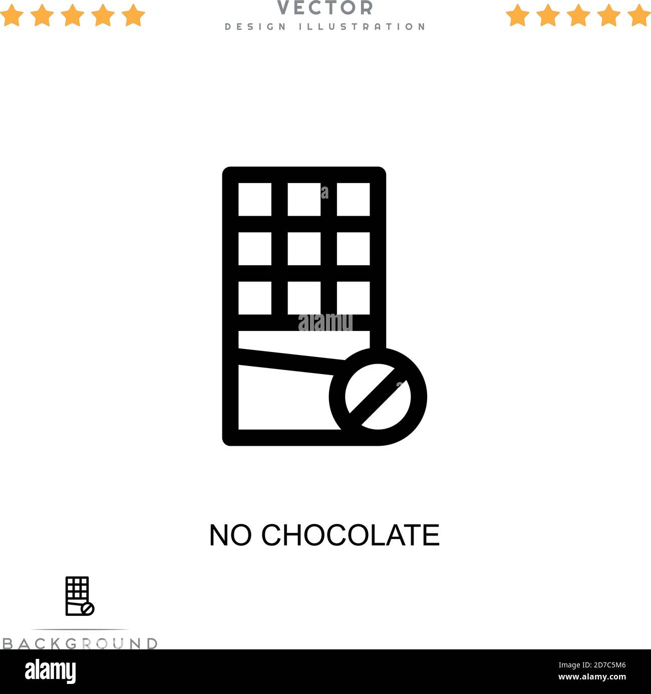 No chocolate icon. Simple element from digital disruption collection ...