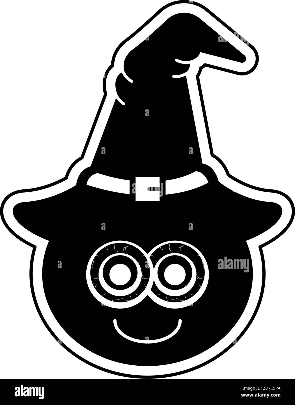 Witch face Stock Vector Images - Alamy