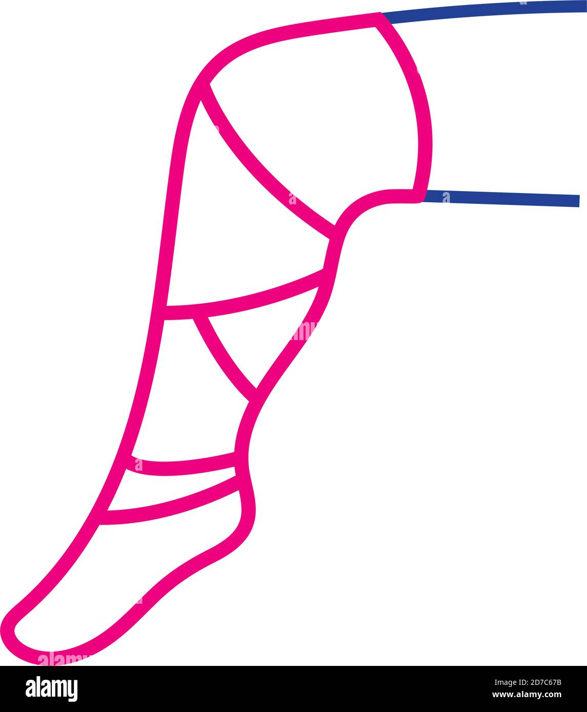 Ankle wound Stock Vector Images - Alamy