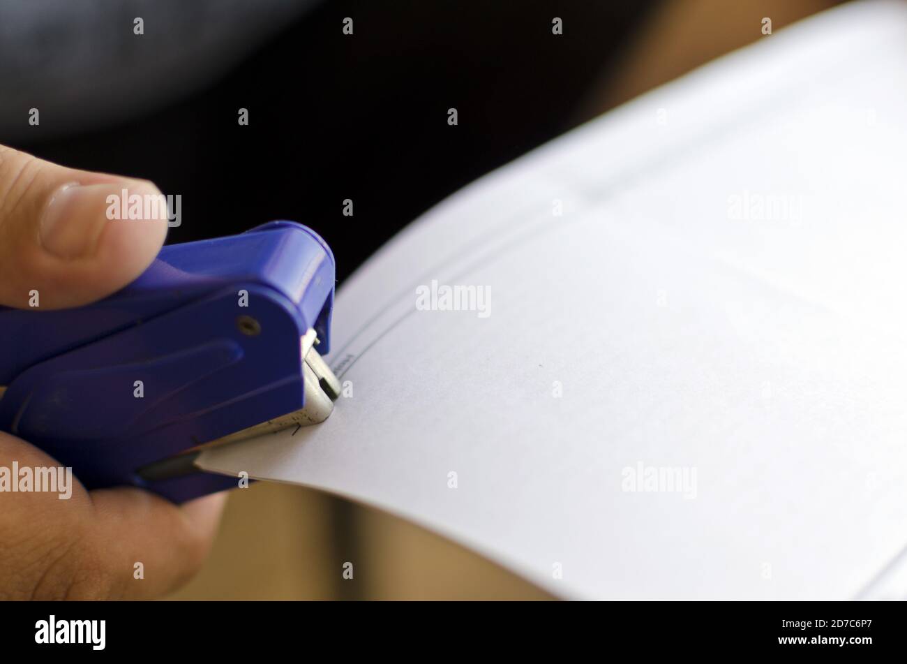 Using a stapler hi-res stock photography and images - Alamy