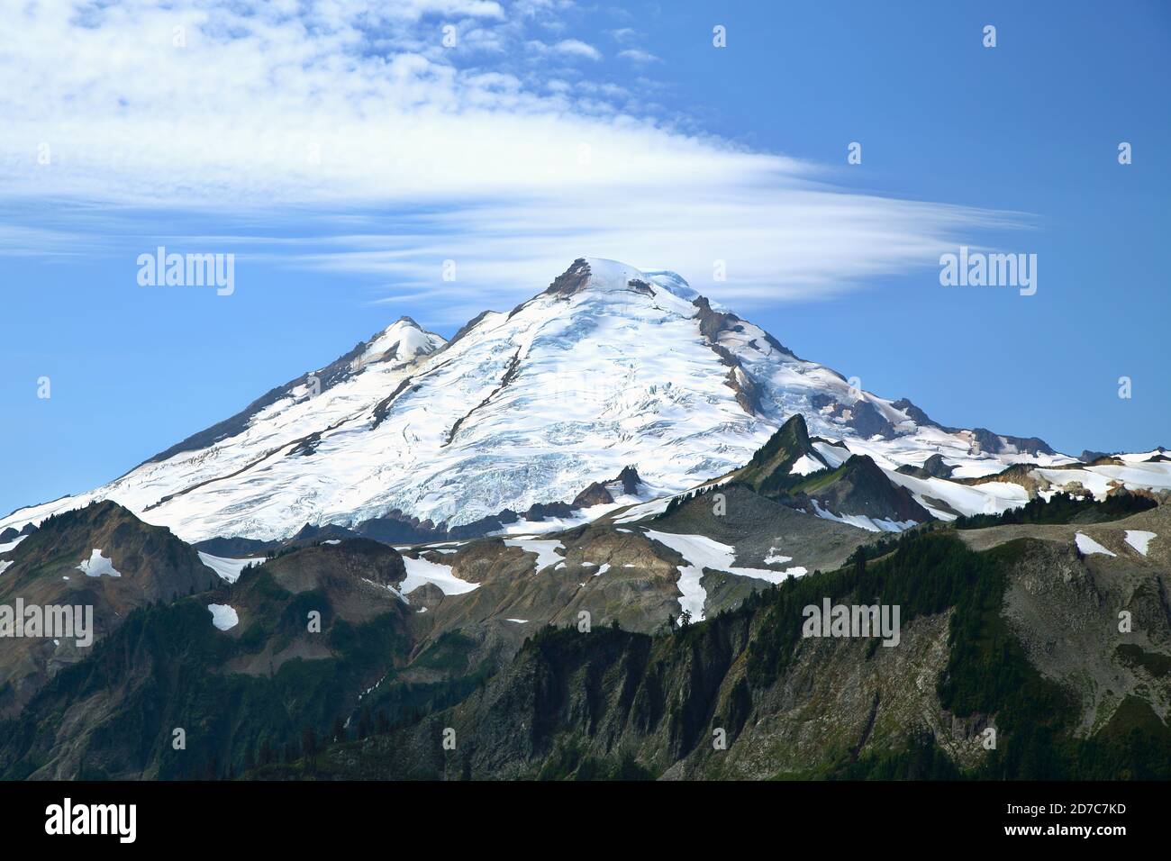 Mount Baker View from Artist Point in Summer Stock Photo - Alamy