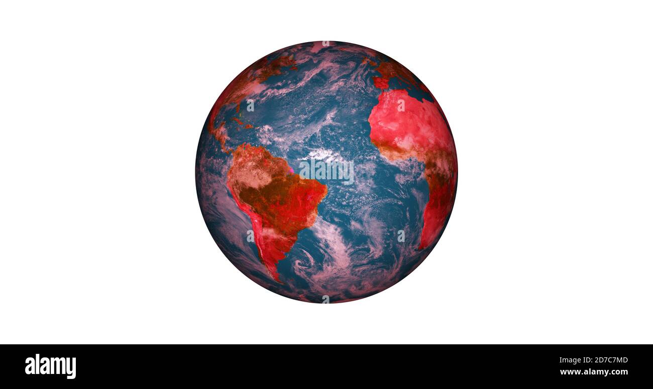 Damage world isolate on white background. Virous attack all over the ...