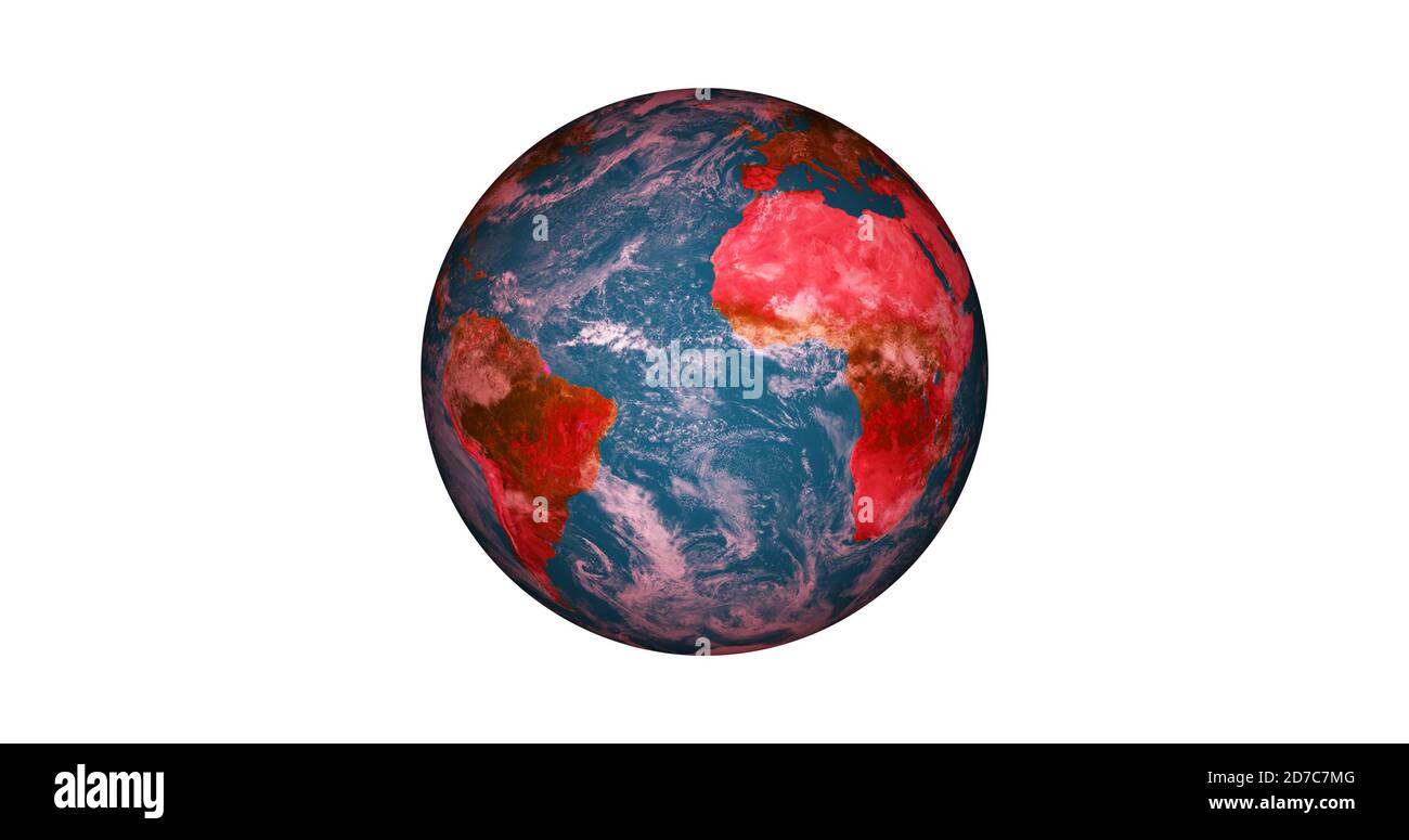 Damage world isolate on white background. Virous attack all over the ...