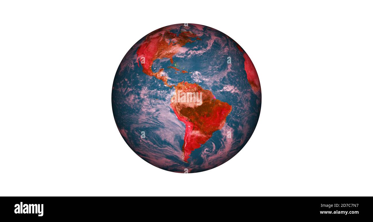 Damage world isolate on white background. Virous attack all over the ...