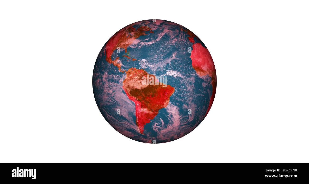 Damage world isolate on white background. Virous attack all over the ...