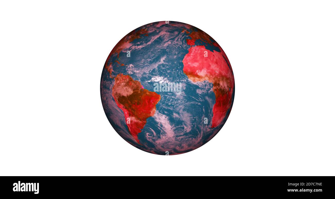 Damage world isolate on white background. Virous attack all over the ...