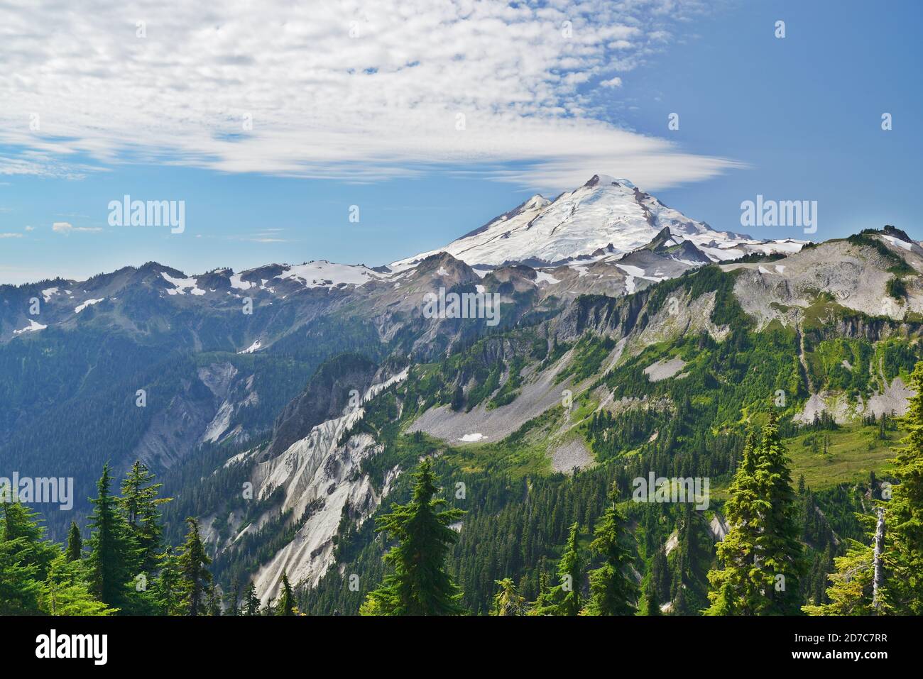 Mount Baker View from Artist Point in Summer Stock Photo - Alamy