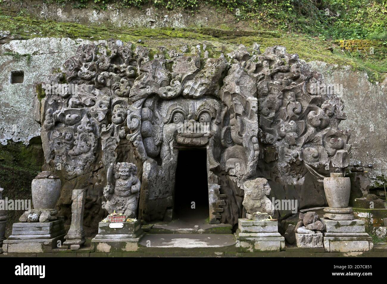 Goa Gajah, also known as the elephant cave, is seen on the island of ...