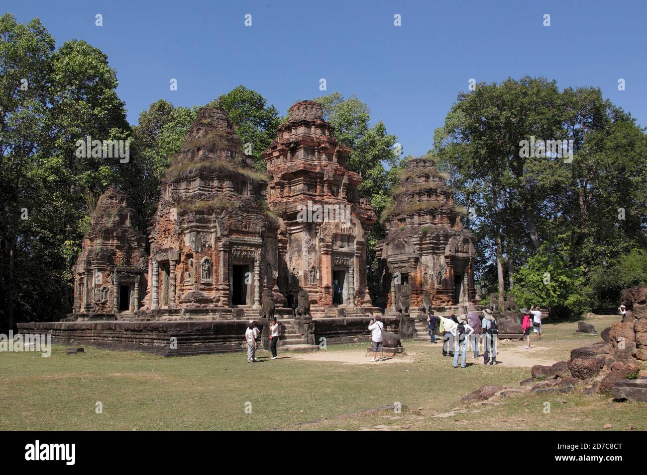 Preah Ko, Temple near Siem Reap, Cambodia December 2011 Stock Photo - Alamy
