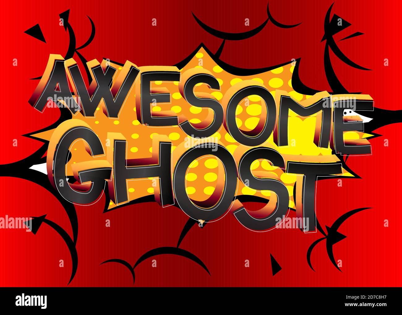 Awesome fear comic book words Stock Vector Images - Alamy