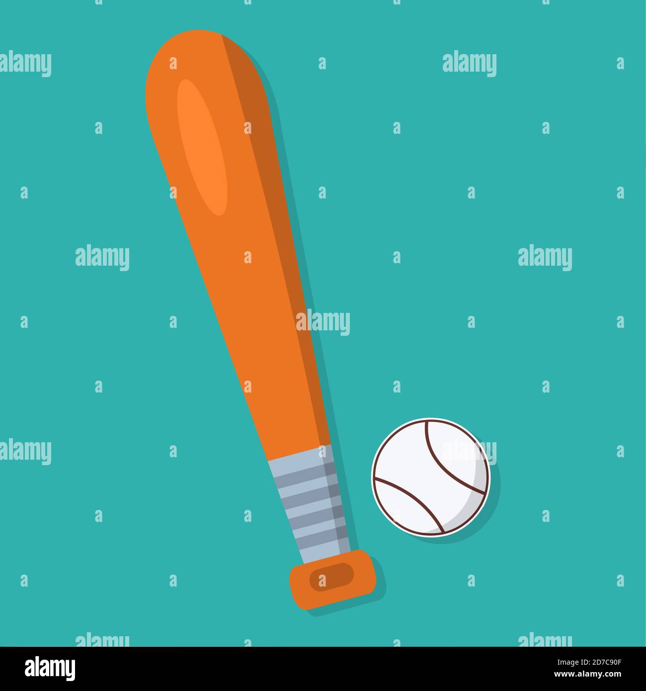 Baseball with stick cartoon hi-res stock photography and images - Alamy