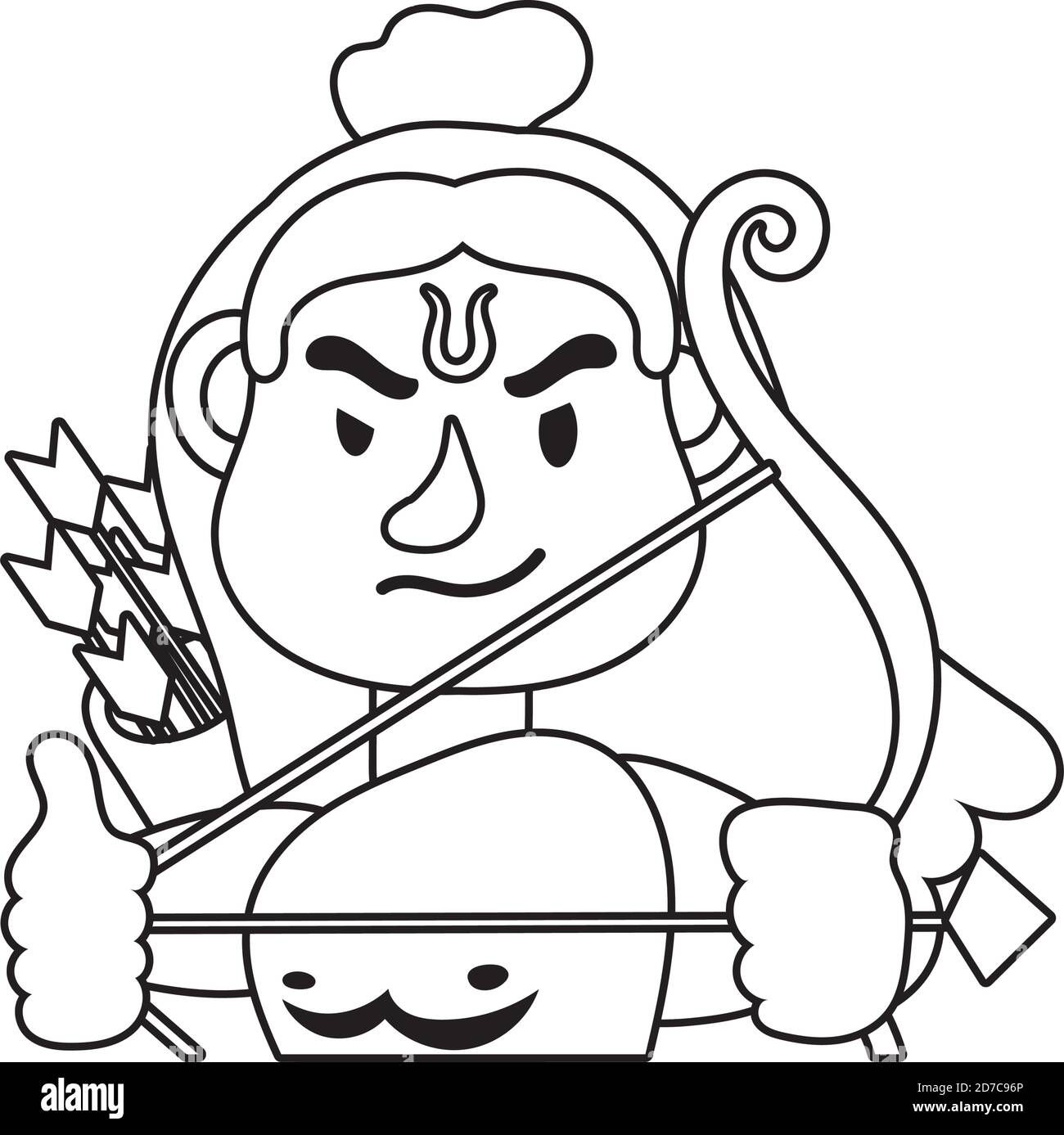 Lord rama Black and White Stock Photos & Images - Alamy