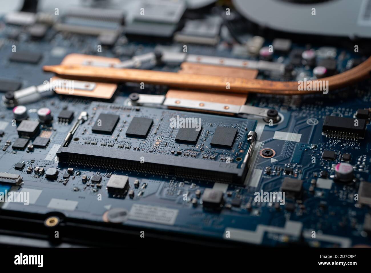 Cpu chip on motherboard vector hi-res stock photography and images - Alamy