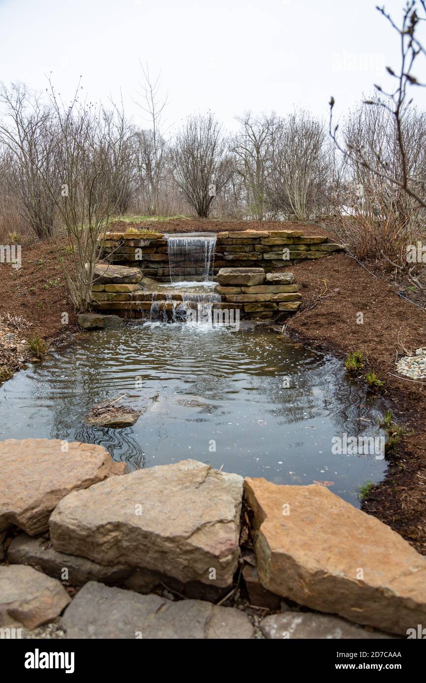 Artificial man made waterfall hi-res stock photography and images - Alamy