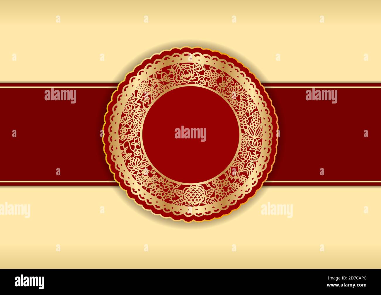 Traditional Chinese Greeting Card Template, Spring, Fortune Stock ...