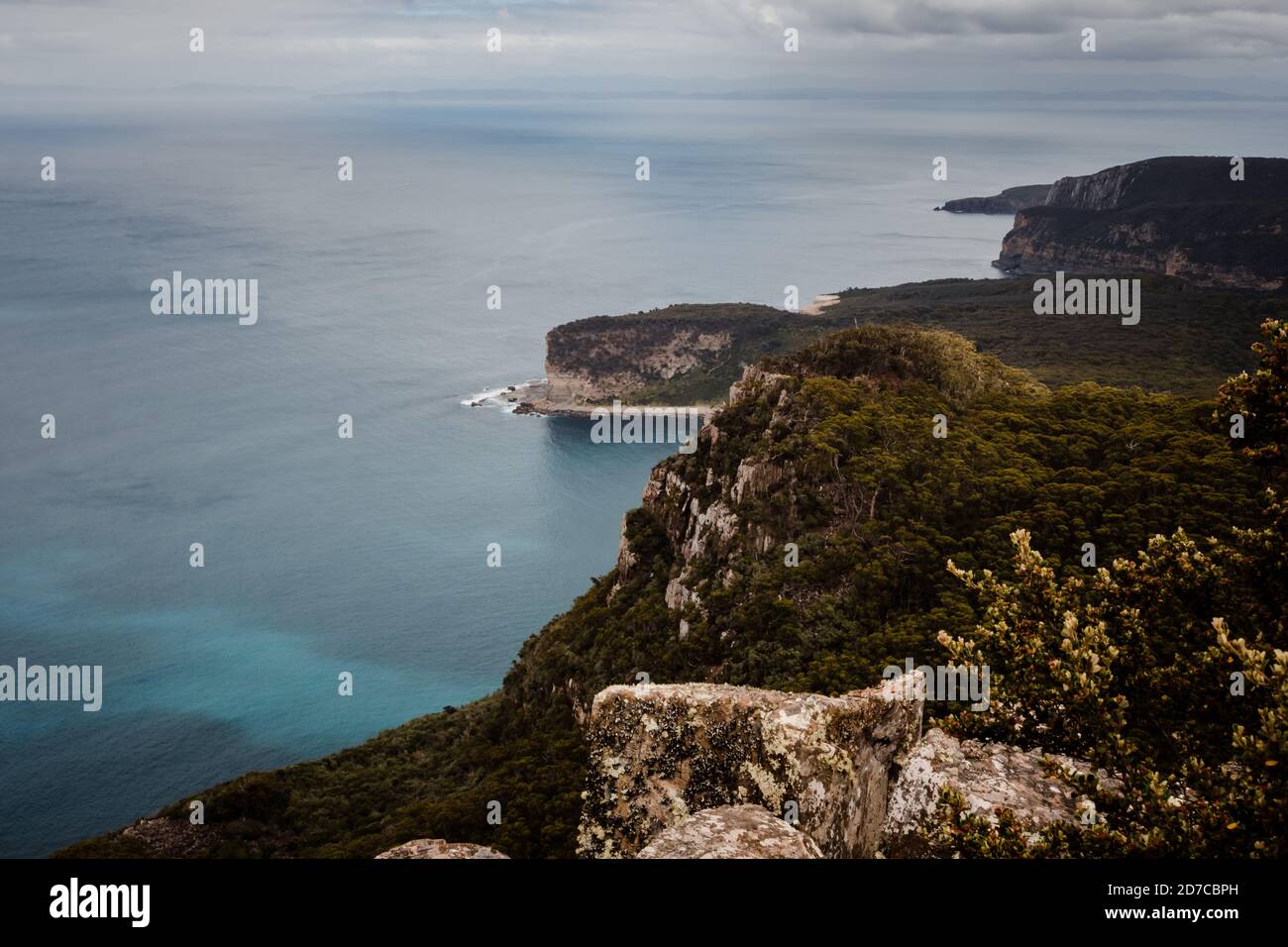 Hiking the three capes track in tasmania Stock Photo - Alamy