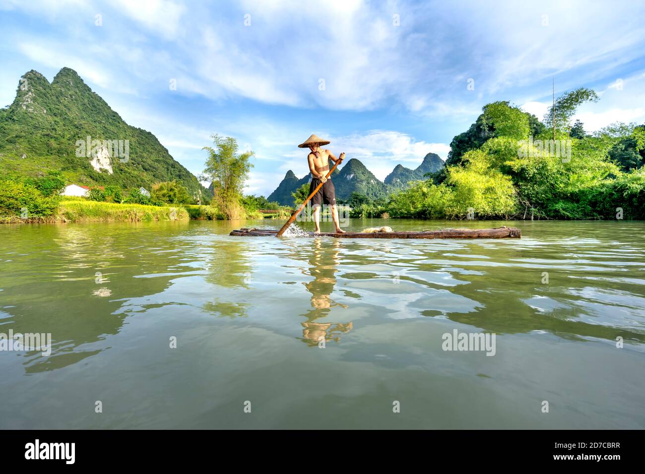 Quay Son River in Phong Nam District, Cao Bang Province, Vietnam ...