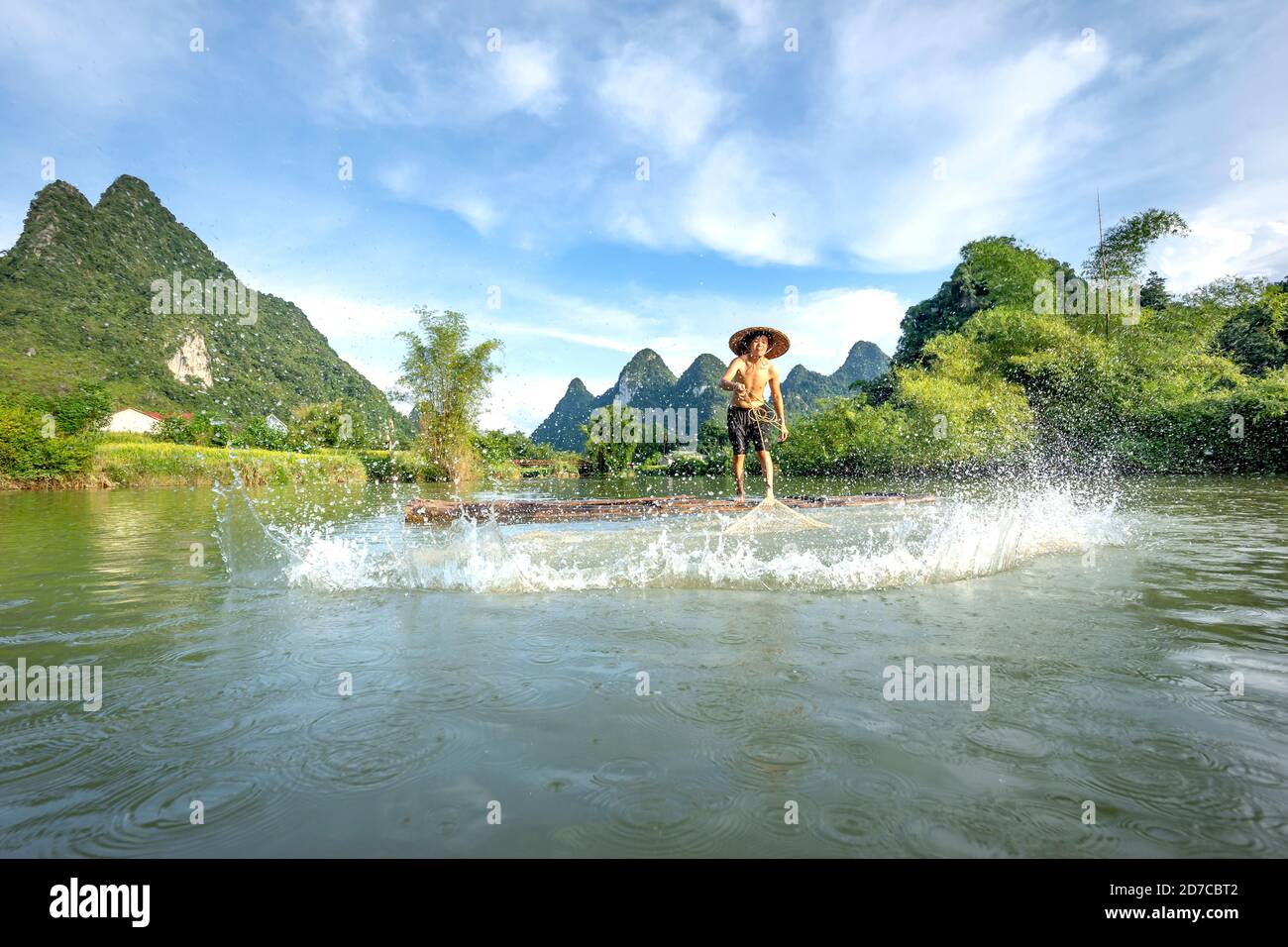 Quay Son River in Phong Nam District, Cao Bang Province, Vietnam ...
