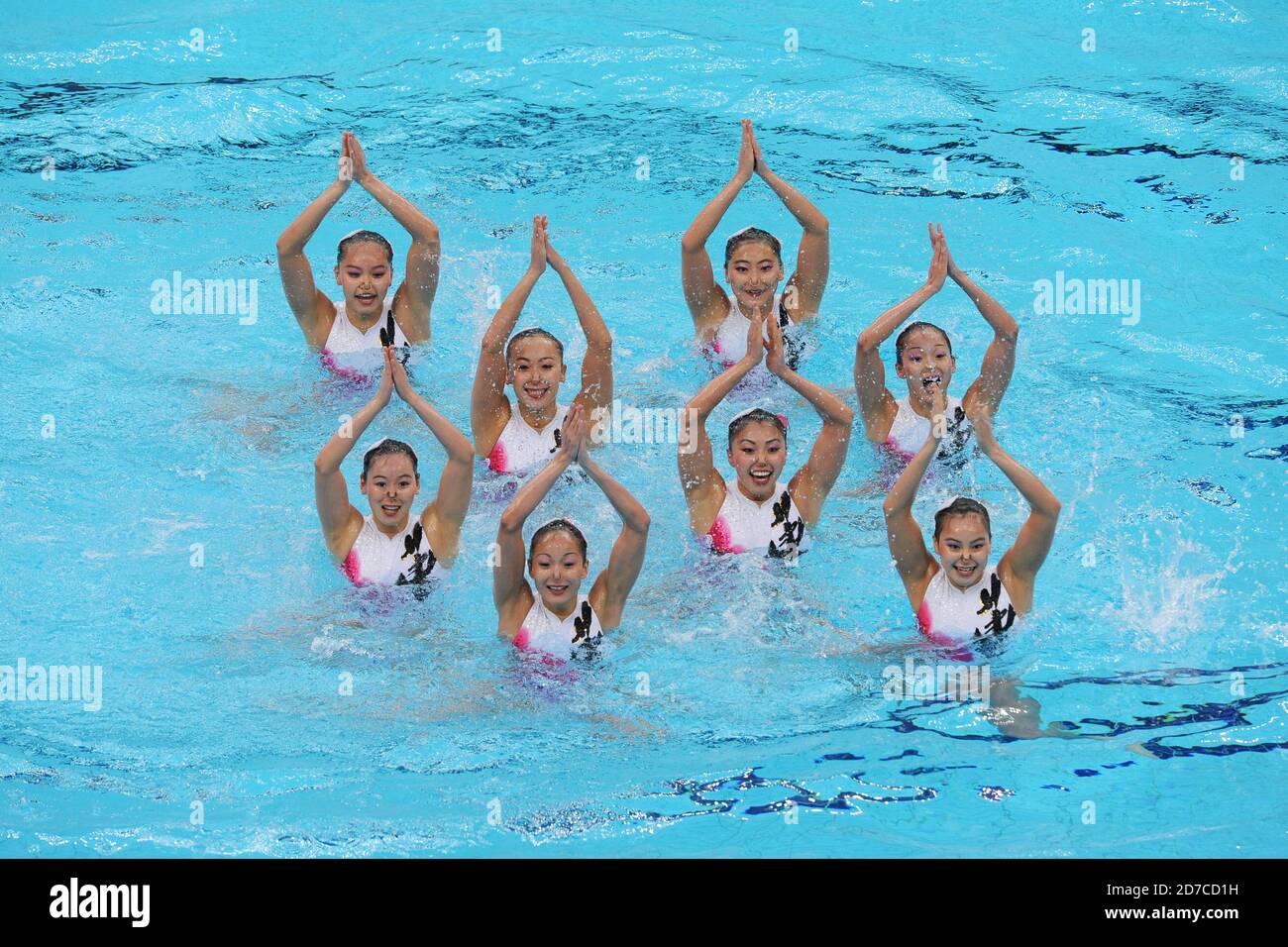 Beijing, China. 22nd Aug, 2008. China team group (CHN) Synchronized ...