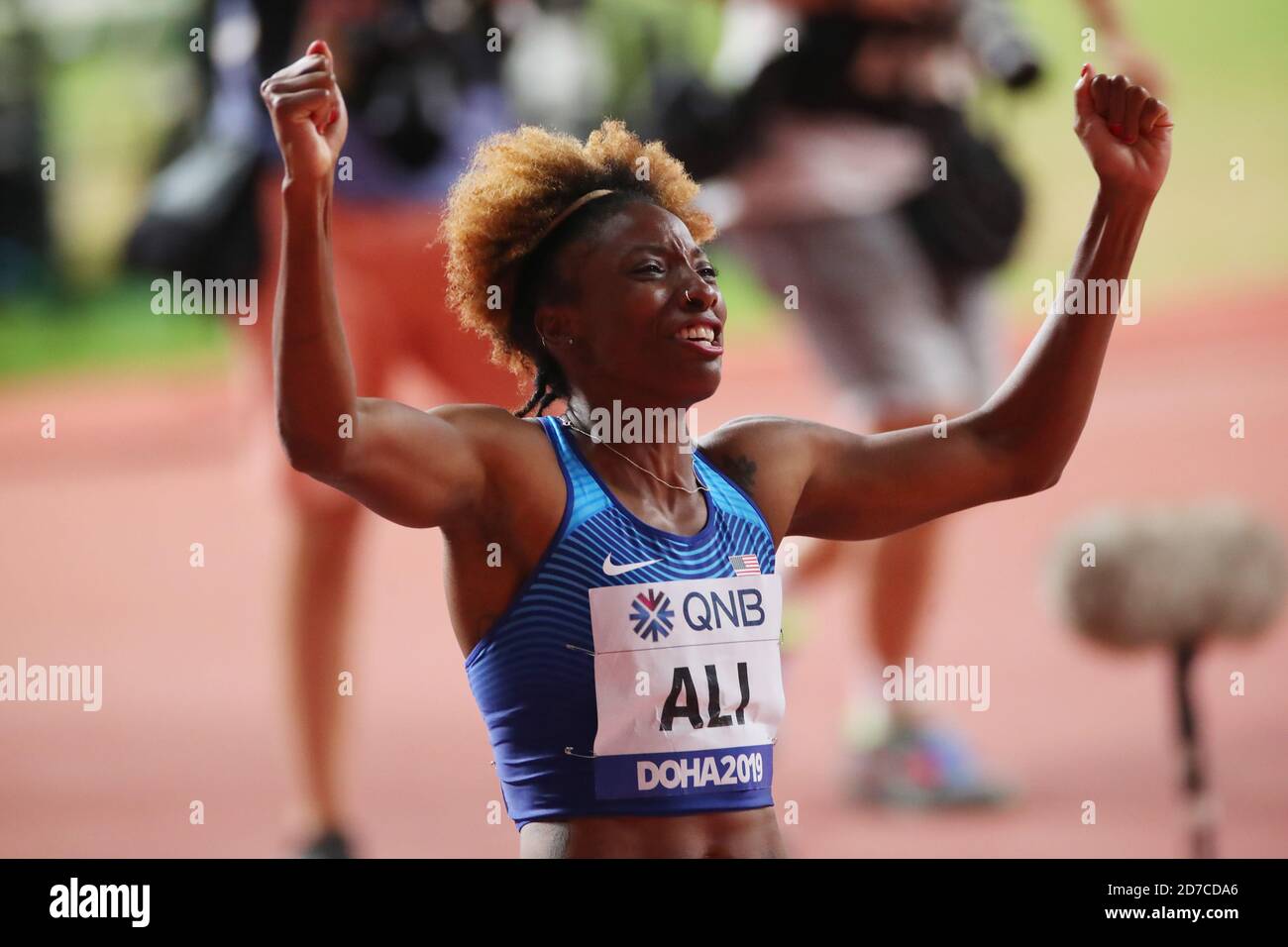 Doha, Qatar. 6th Oct, 2019. Nia Ali (USA) Athletics : IAAF World ...
