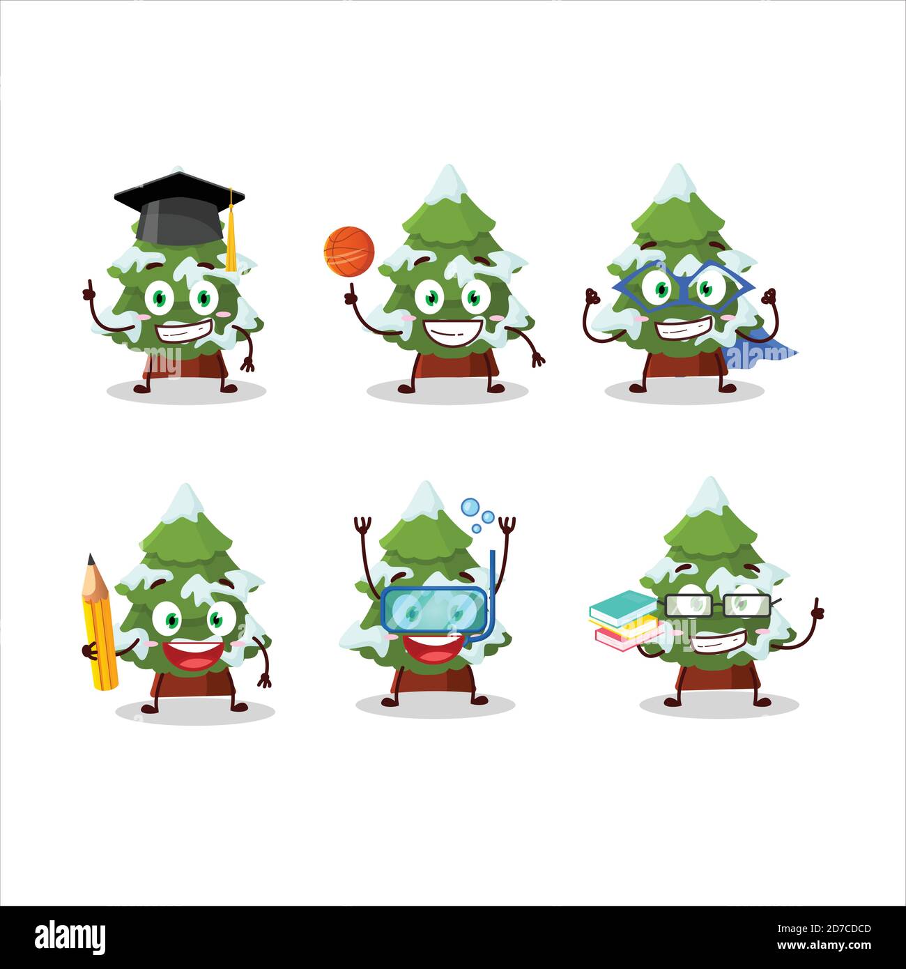 School under tree Stock Vector Images - Alamy