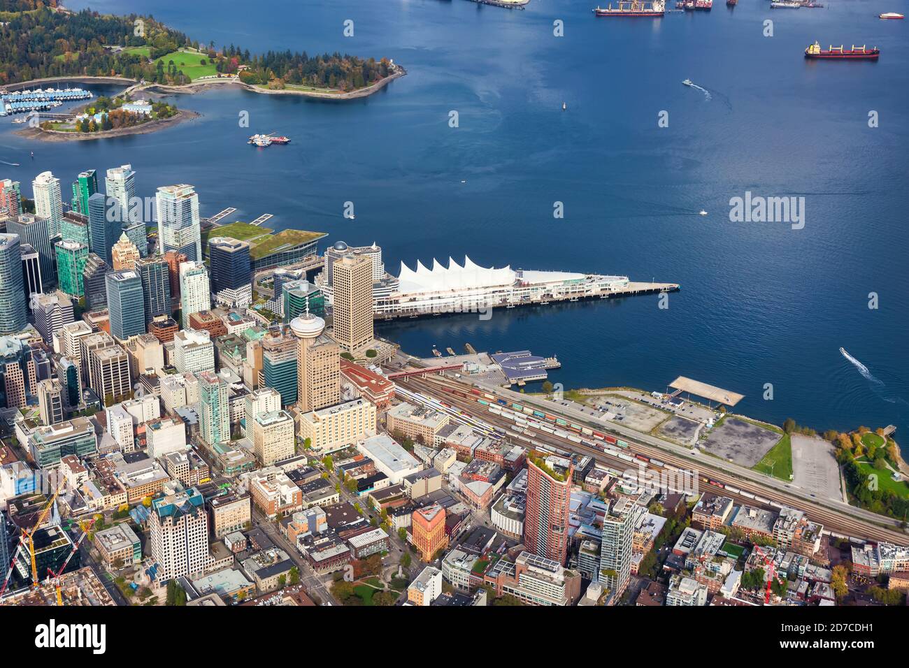Vancouver Stanley Park Aerial High Resolution Stock Photography and ...
