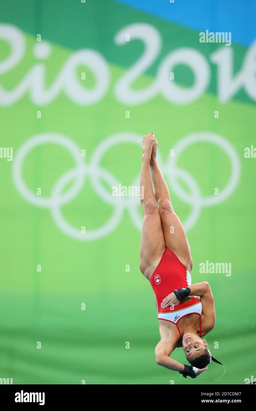 Rio de Janeiro, Brazil. 18th Aug, 2016. Meaghan Benfeito (CAN) Diving ...