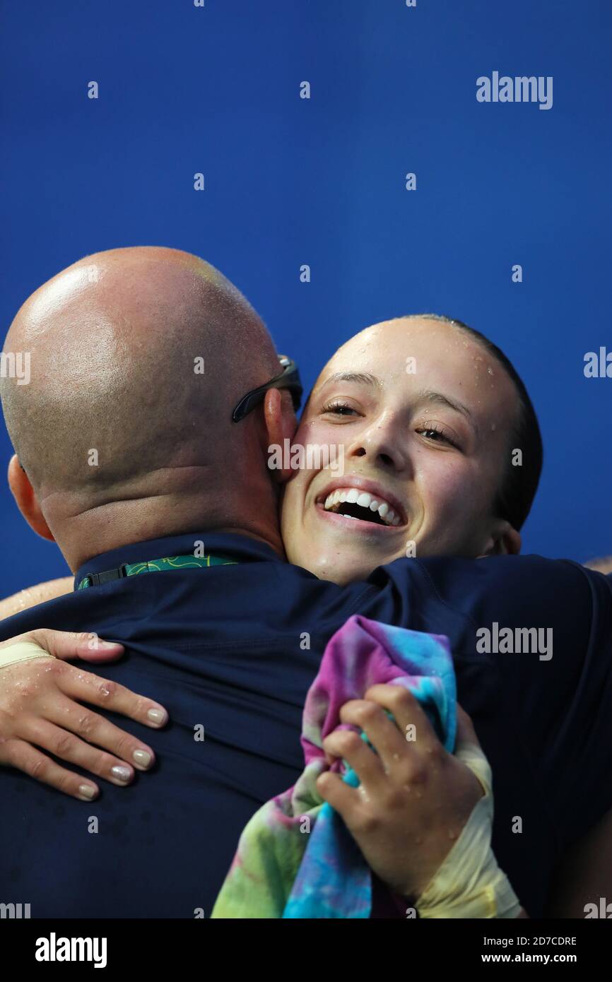 Rio de Janeiro, Brazil. 18th Aug, 2016. Jessica Parratto (USA) Diving ...