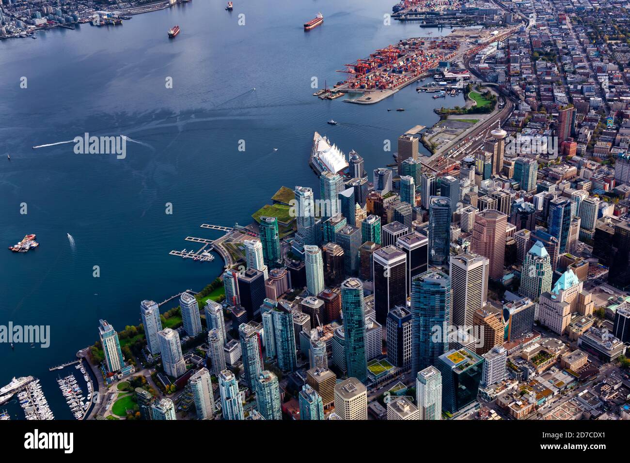 Aerial Of Vancouver Harbor High Resolution Stock Photography and Images ...