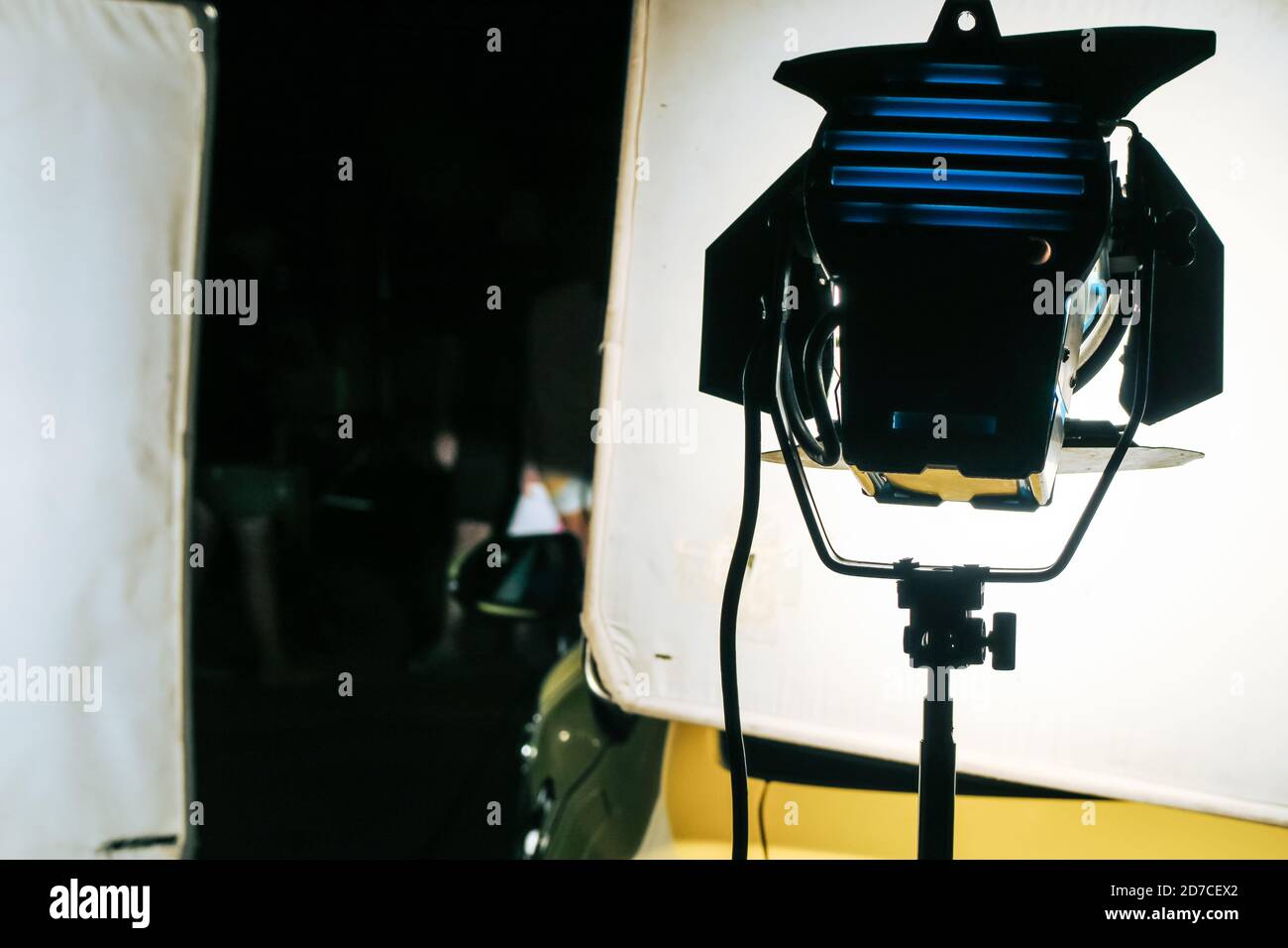 image of studio lighting setup background Stock Photo - Alamy