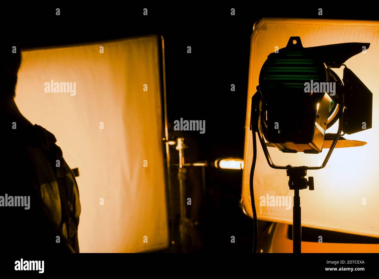 image of studio lighting setup background Stock Photo - Alamy