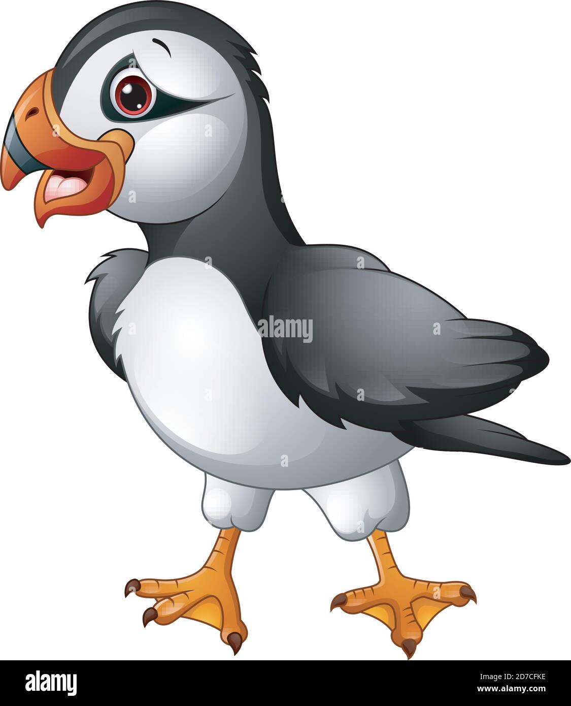 Vector illustration of Cartoon atlantic puffin Stock Vector Image & Art ...