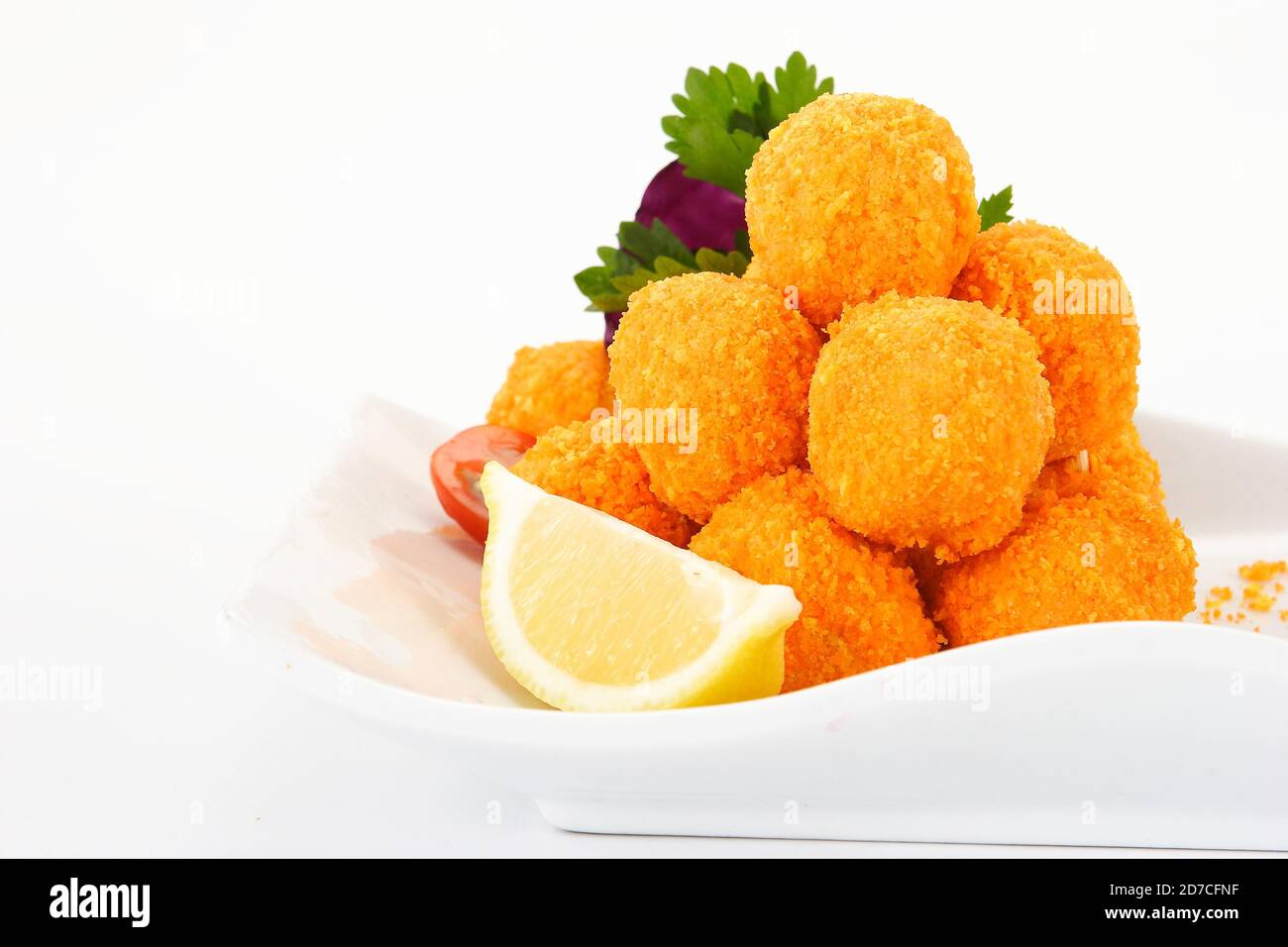 Breaded Chicken Ball Stock Photo - Alamy