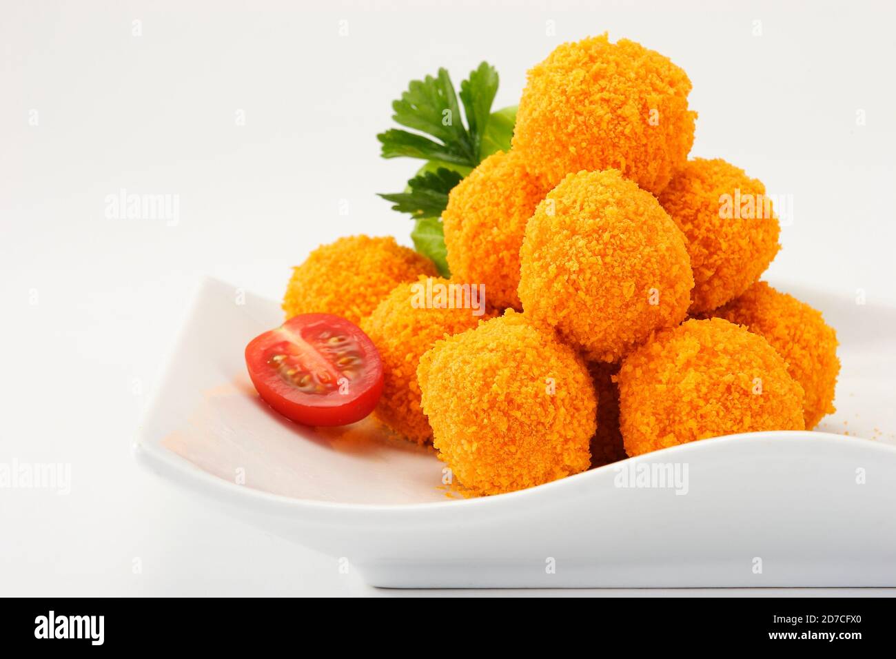 Breaded Chicken Ball Stock Photo - Alamy
