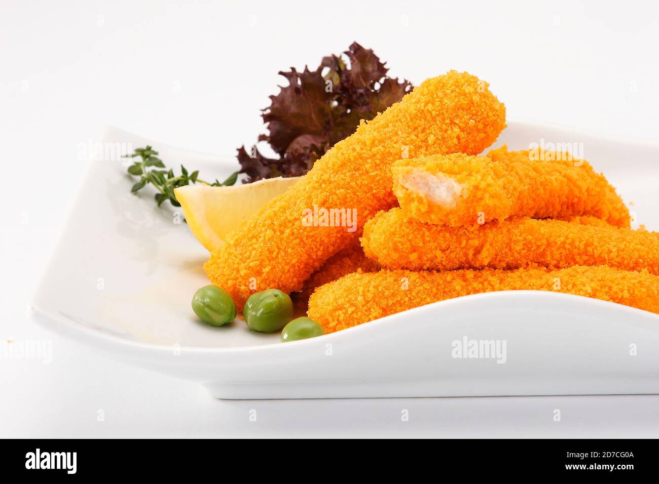 Breaded Prawn Sausage Stock Photo - Alamy