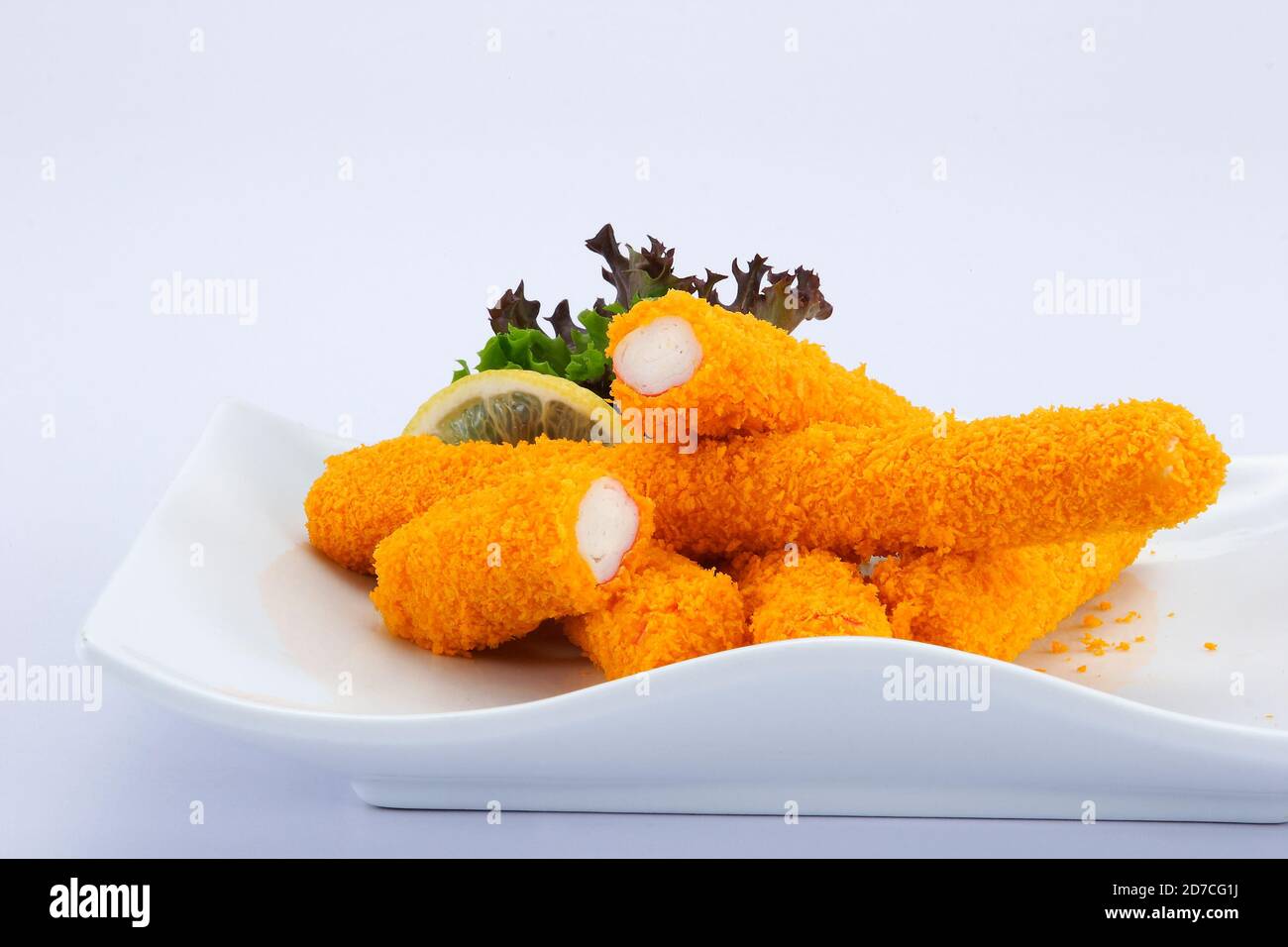 Breaded Crab Finger Stock Photo - Alamy