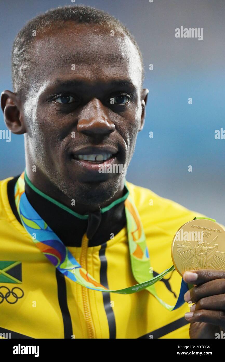 Rio de Janeiro, Brazil. 19th Aug, 2016. Usain Bolt (JAM) Athletics ...