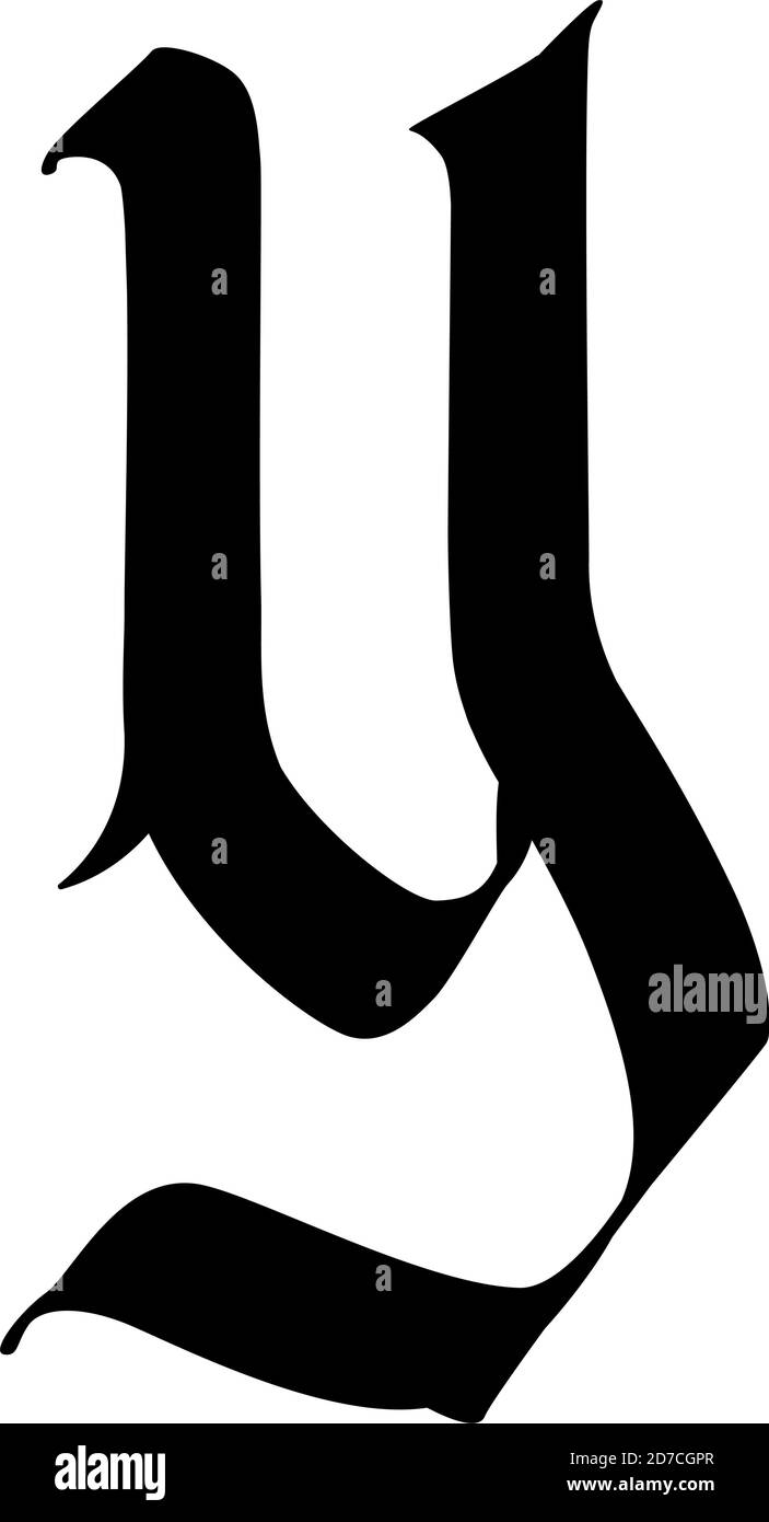 Y Calligraphy Alphabet Alphabet Old English Letters The Latin Alphabet